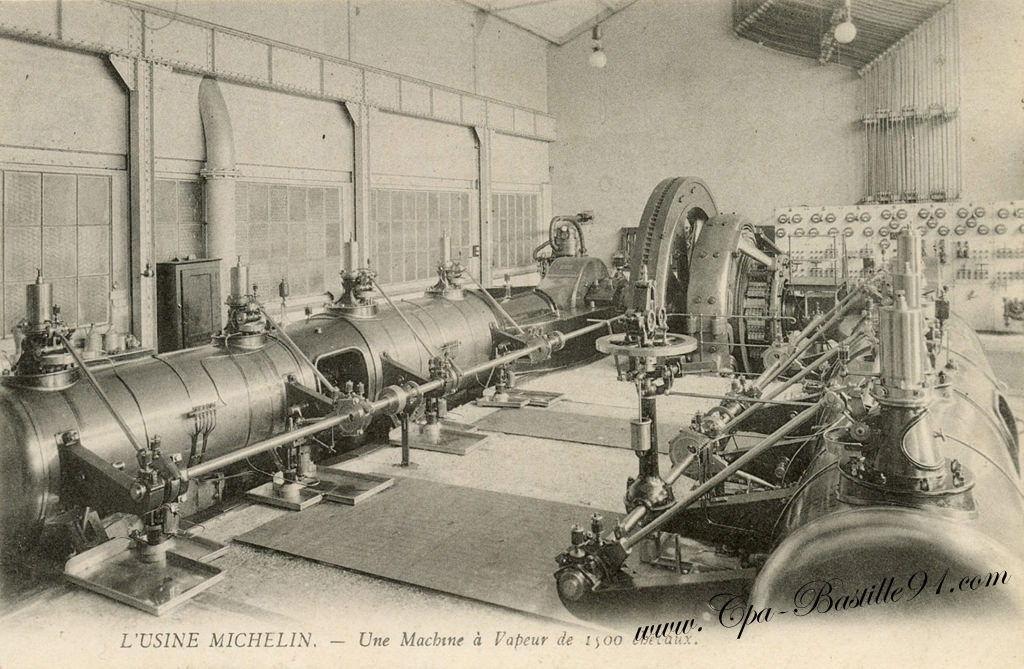 L’Usine Michelin à Clermont ferrand – Une-Machine à vapeur | Cartes ...