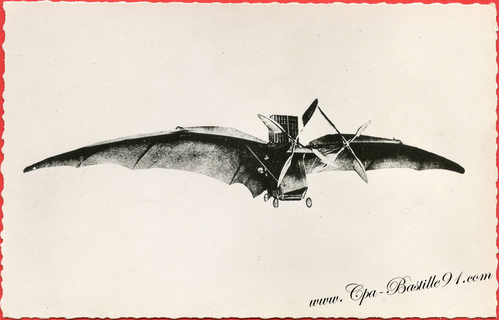 Histoire de l’aviation – l’avion d’Ader le premier homme ayant volé sur ...