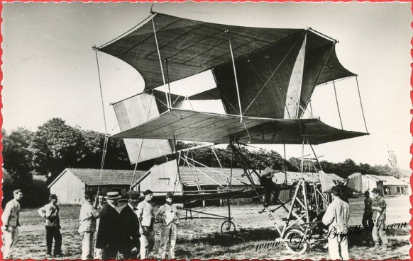 Histoire de l’Aviation en 1909 l’appareil militaire Dorand à Satory ...